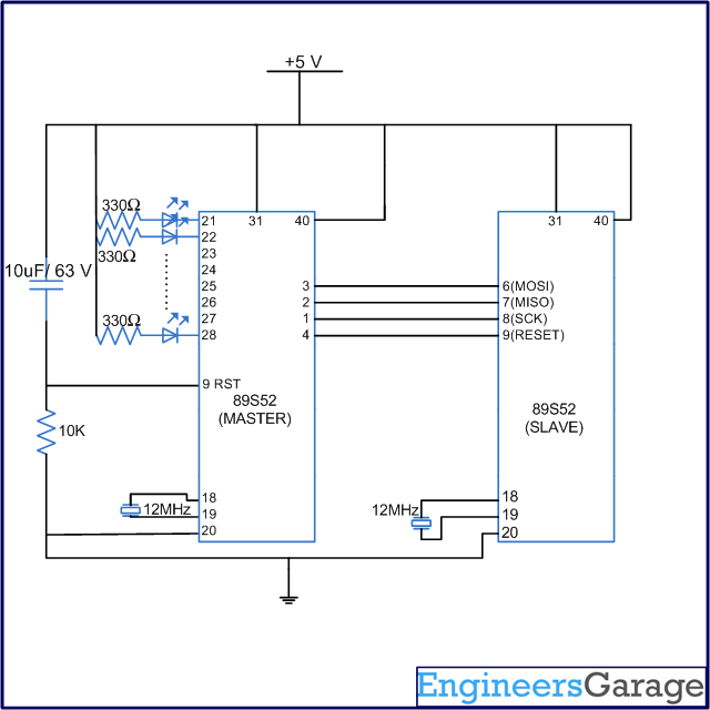 Reset Circuit 8051 Microcontroller