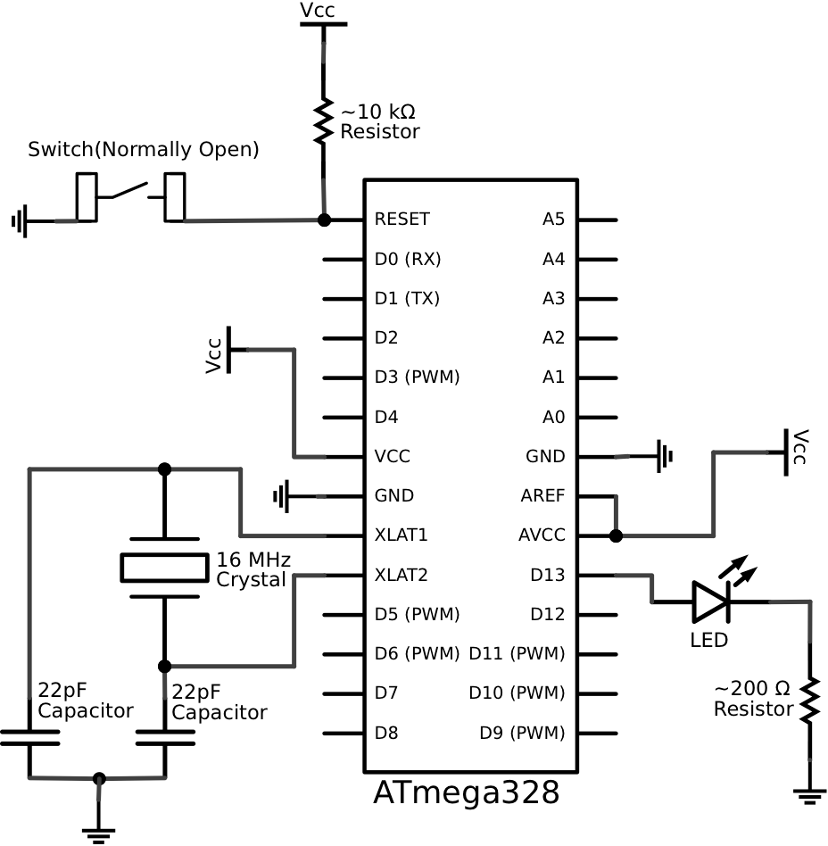 Breadboard Schematic Diagram - Circuit Diagram