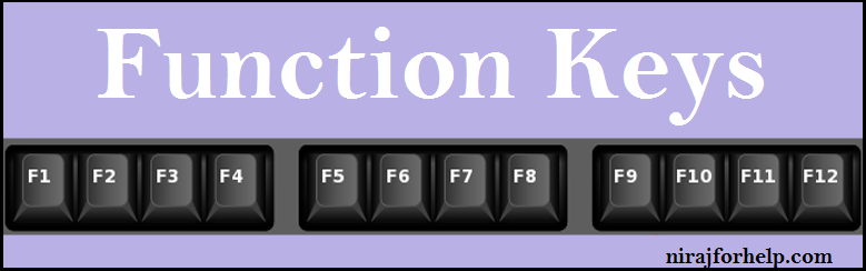 Use Of Function Keys In Computer Or Laptop