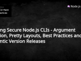 Building Secure Node Js Clis Argument Injection Pretty Layouts Best