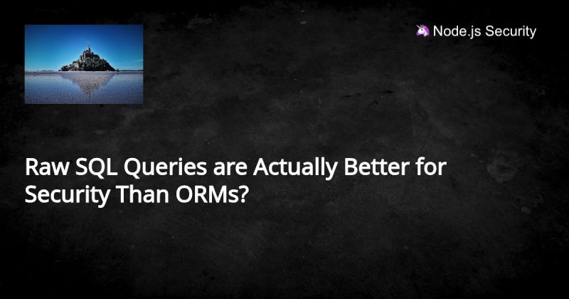 Using Orms Vs Writing Raw Queries - Elegant Landscape Illustration - 4K