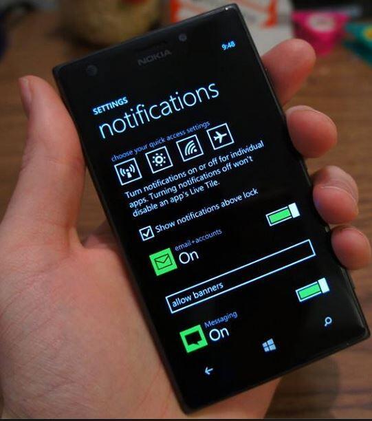 'Blurry' notification centre settings screenshot said to be genuine ...