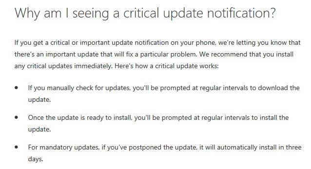Many Lumia devices getting "critical update" to fix "restart" issue ...