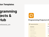 Programming Projects Github Template Notion Marketplace