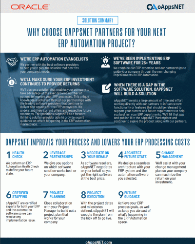 Erp Transformation Specialists Oracle Specialists Oappsnet