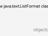 The Java Text Listformat Class Blog Objectos Software