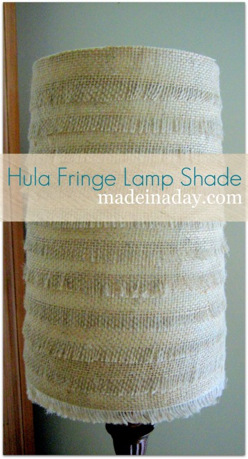 DIY Burlap Lamp Shades - Oh My Creative