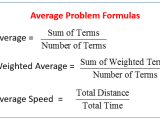 Algebra Average Word Problems Solutions Videos Examples