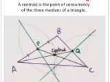Construct The Centroid Of A Triangle Examples Solutions Worksheets