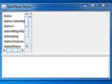 Java Swing Jsplitpane Example Swing Jsplitpane Jlist Example