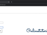 Python Flask Login Form Example Onlinetutorialspoint
