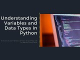 Understanding Variables And Data Types In Python Onloadcode