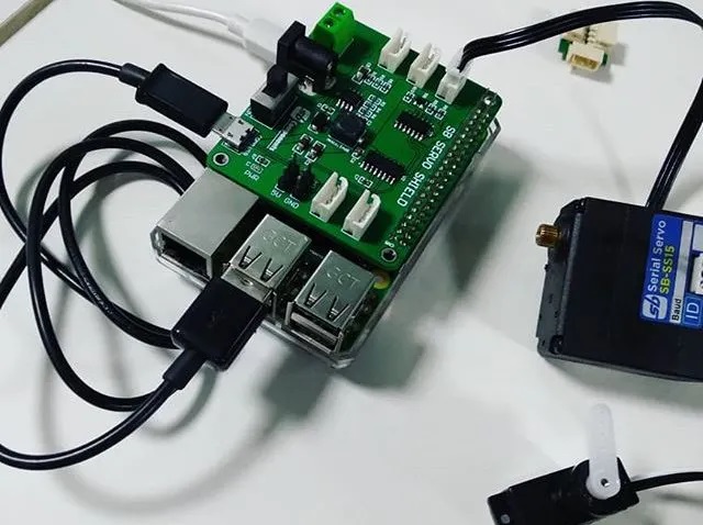SB Serial Servo Motor With Raspberry Pi Open Electronics Open Electronics SB Serial Servo Motor With Raspberry Pi Open Electronics Open Electronics