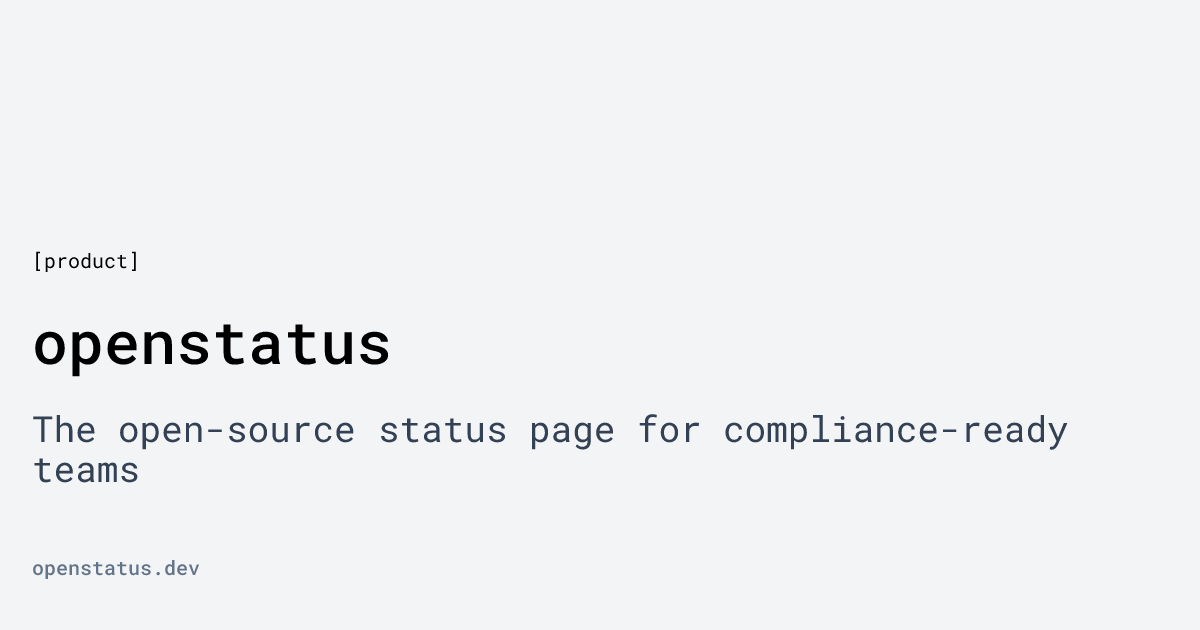 Curl Builder Openstatus