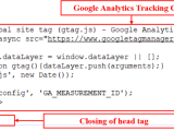 Where To Put Google Analytics Tracking Code Optimize Smart
