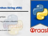 Python String Zfill Method Clear And Concise Oraask