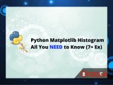 Python Matplotlib Histogram All You Need To Know Oraask