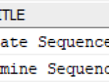 Oracle Create Sequence Statement