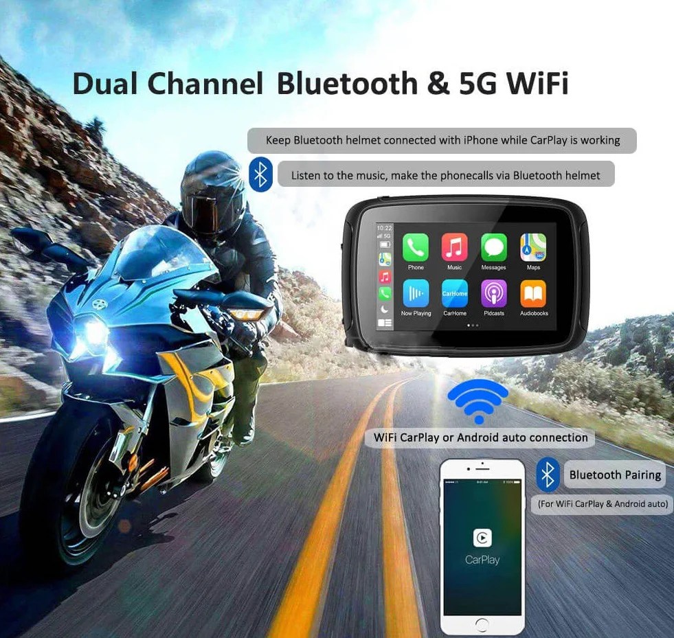 Revolutionizing Motorcycle Connectivity Wireless Carplay Adapter For