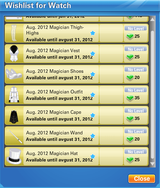 ourWorld August Magic Set Preview | ourWorld Gem Codes