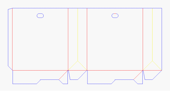 Paper handle bag box templates | Corrugated and folding carton box ...