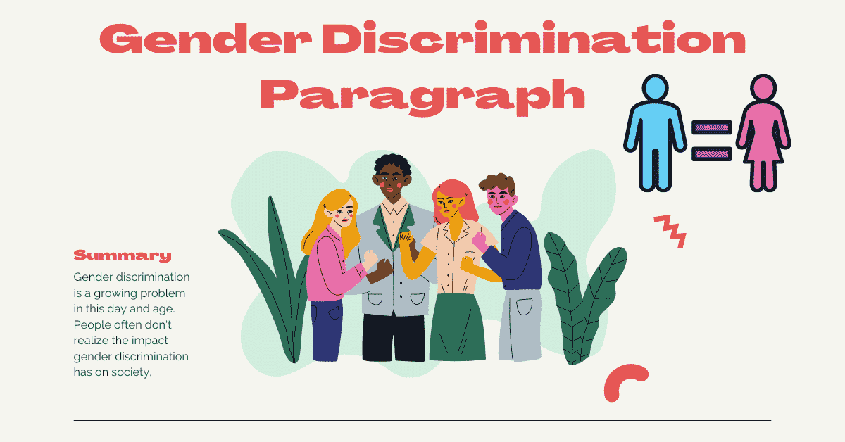 The Best Way To Write Gender Discrimination Paragraph - 2023