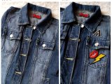 Denim Jacket Patching Ideas Patchlike Ideas About Embroidered Patches