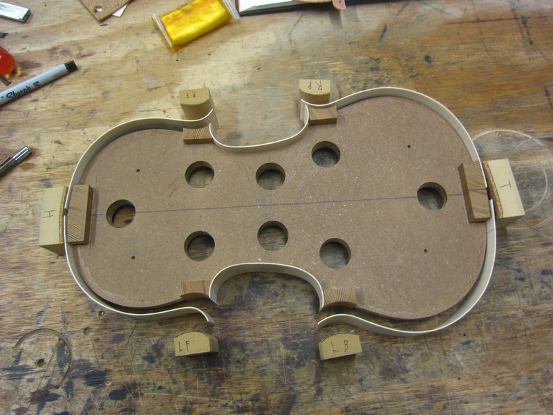 Violin rib assembly, part 2 | Hoosier Bladesmith