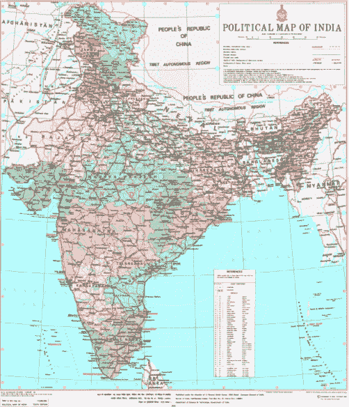 India Map HD PDF Download