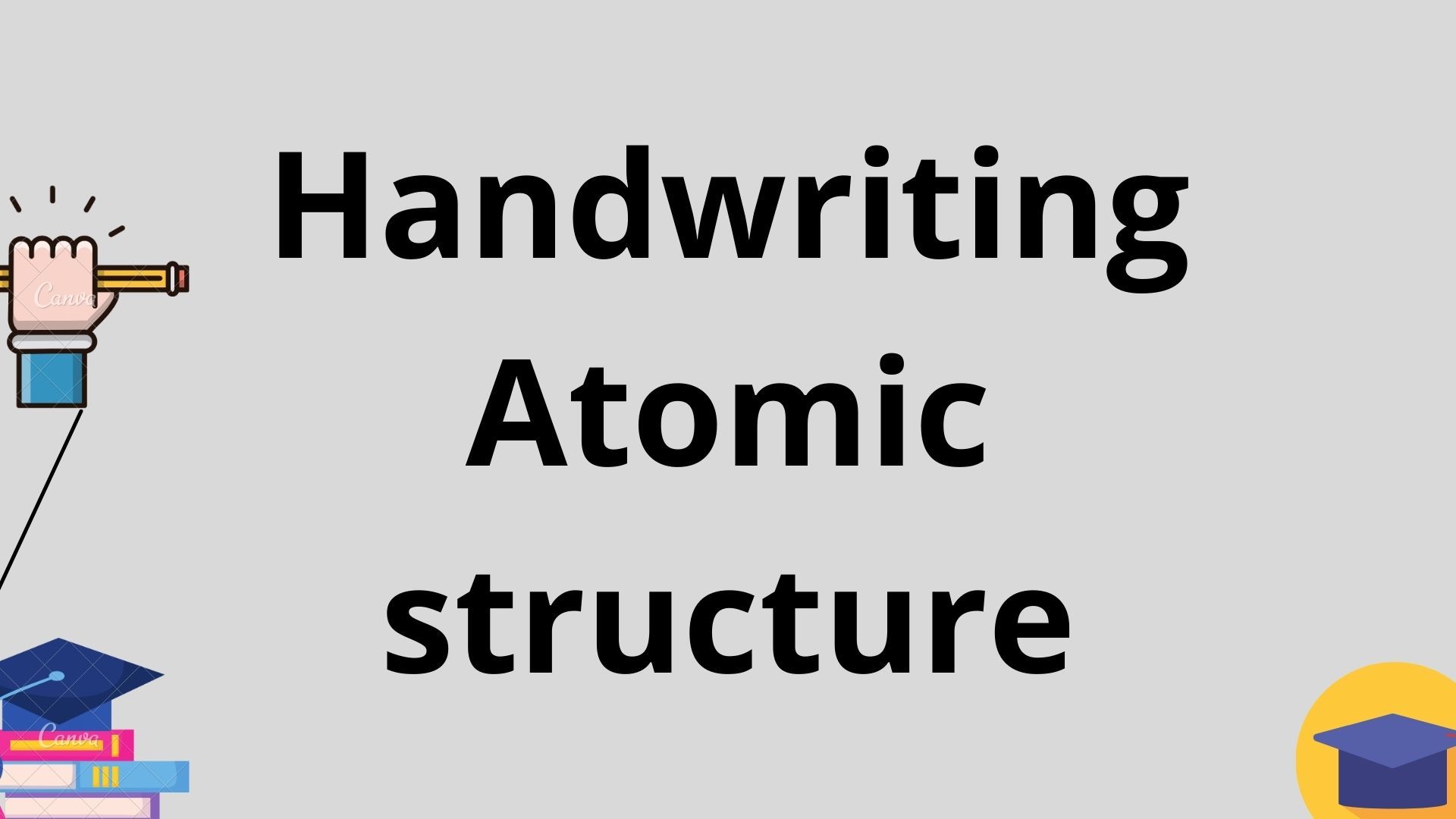 Handwriting Atomic Structure PDF Notes For Class 12