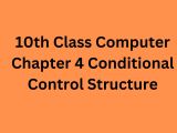 Conditional Control Structure Cha 4 Computer Notes Grade X For Fbise
