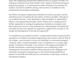 Aerospace Engineering Beng Personal Statement Example