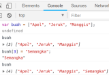 Belajar Javascript Memahami Struktur Data Array Pada Javascript