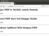 Belajar Php 7 Hal Yang Harus Kamu Ketahui Tentang Array Di Php