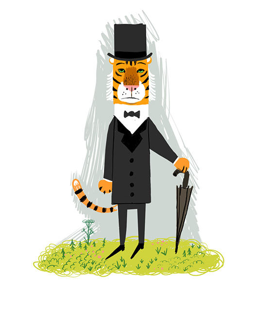 Caldecott Medal Contender: Mr. Tiger Goes Wild (Peter Brown) | Wonders ...