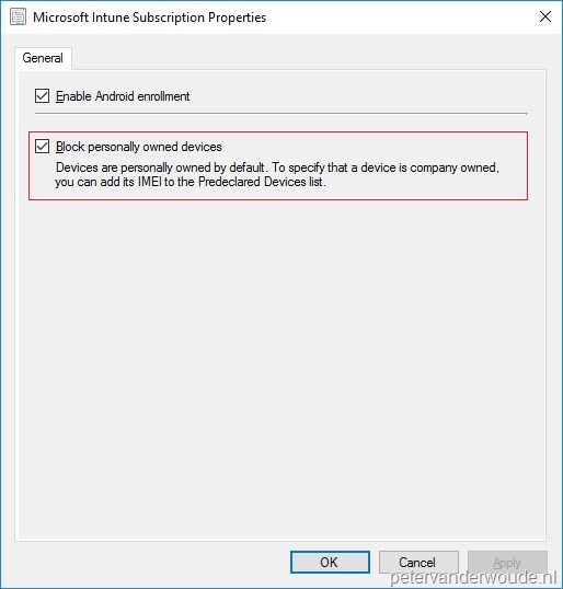 Block personally-owned devices – All about Microsoft Intune