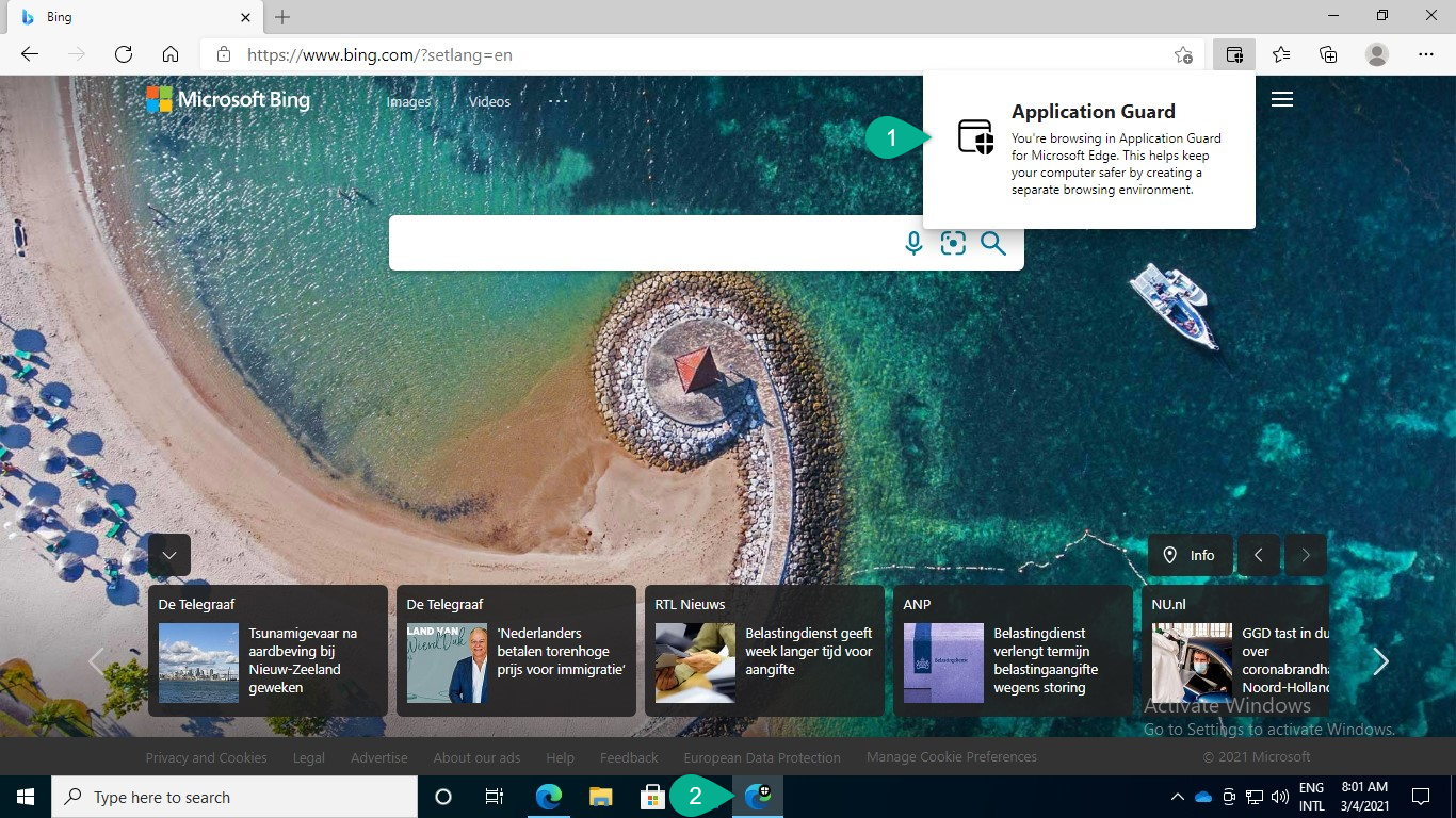 Getting started with Microsoft Defender Application Guard – All about ...