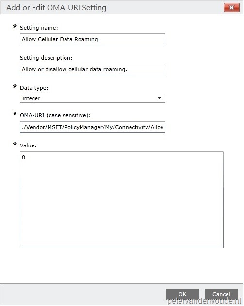 Manage company policies on Windows Phone 8.1 via OMA-URI settings in ...