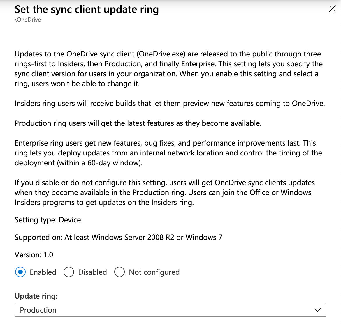 Configuring the OneDrive sync app basics for Windows devices – All ...