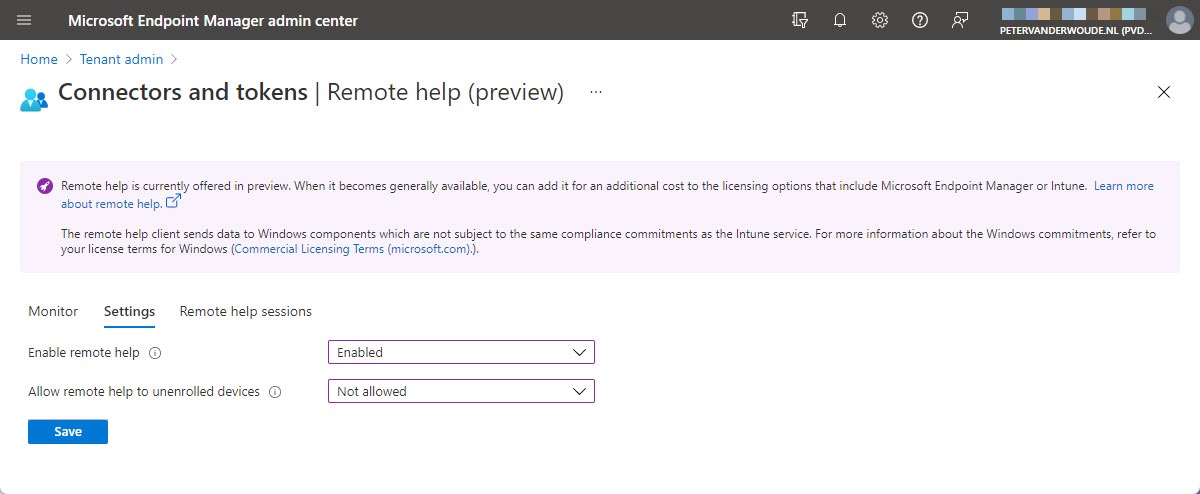 Getting started with Remote help for Windows devices – All about Microsoft Intune