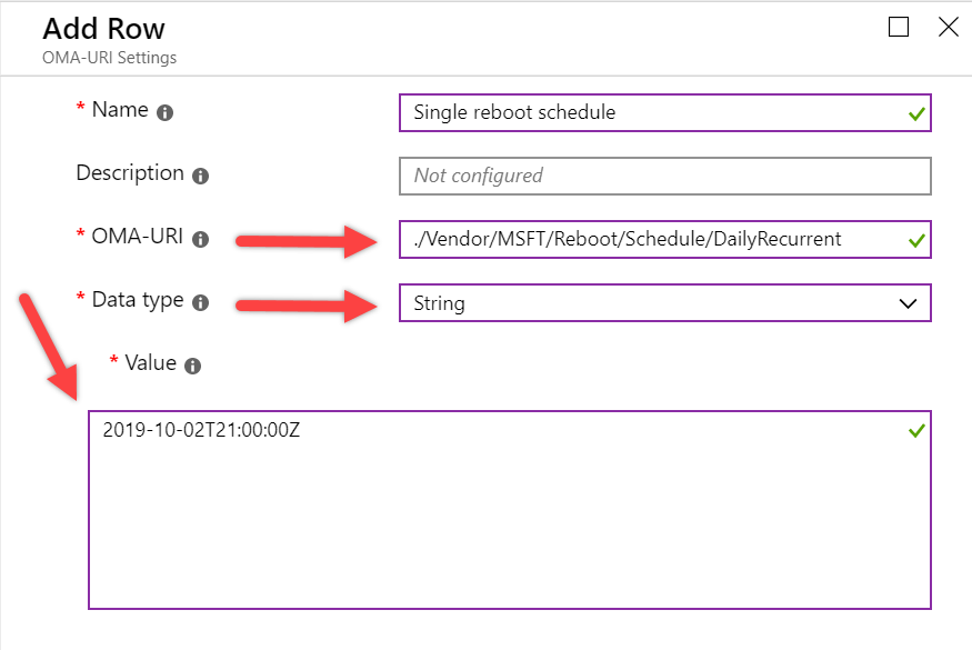Scheduling a reboot via Windows 10 MDM – All about Microsoft Intune