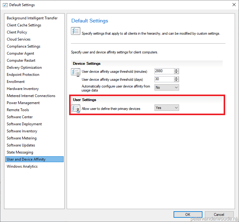 Quick tip: Configure primary device via Software Center – All about ...
