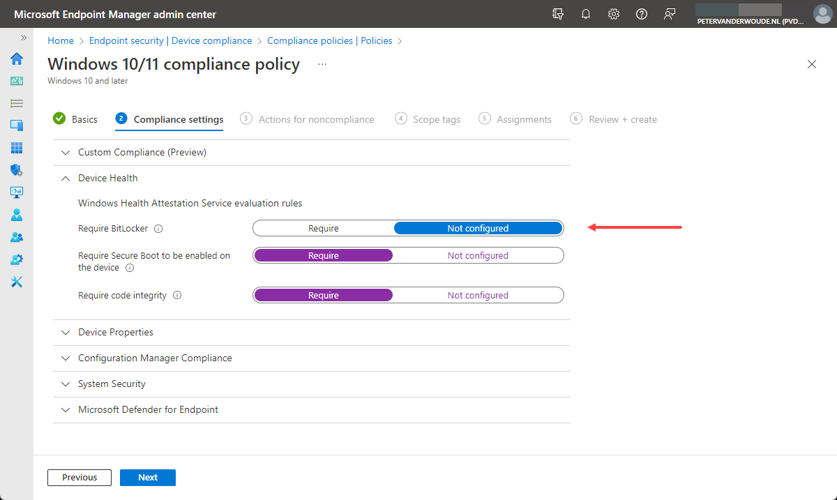 Device compliance for Windows 365 Enterprise Cloud PCs – All about ...
