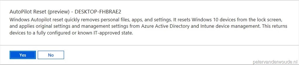 Factory reset, Fresh start, AutoPilot reset, so many options?! – All ...
