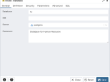 Database Dialog Pgadmin 4 7 8 Documentation