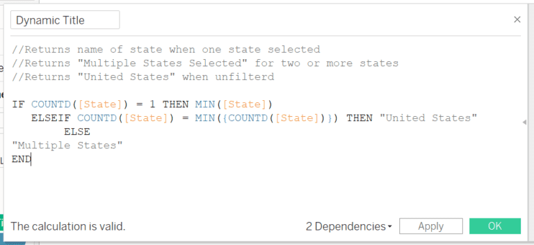 How to Create Dynamic Titles Using Filter Actions and COUNTD in Tableau ...