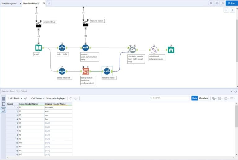 Building a Drop Down Select Tool in Alteryx: Analytical Applications ...