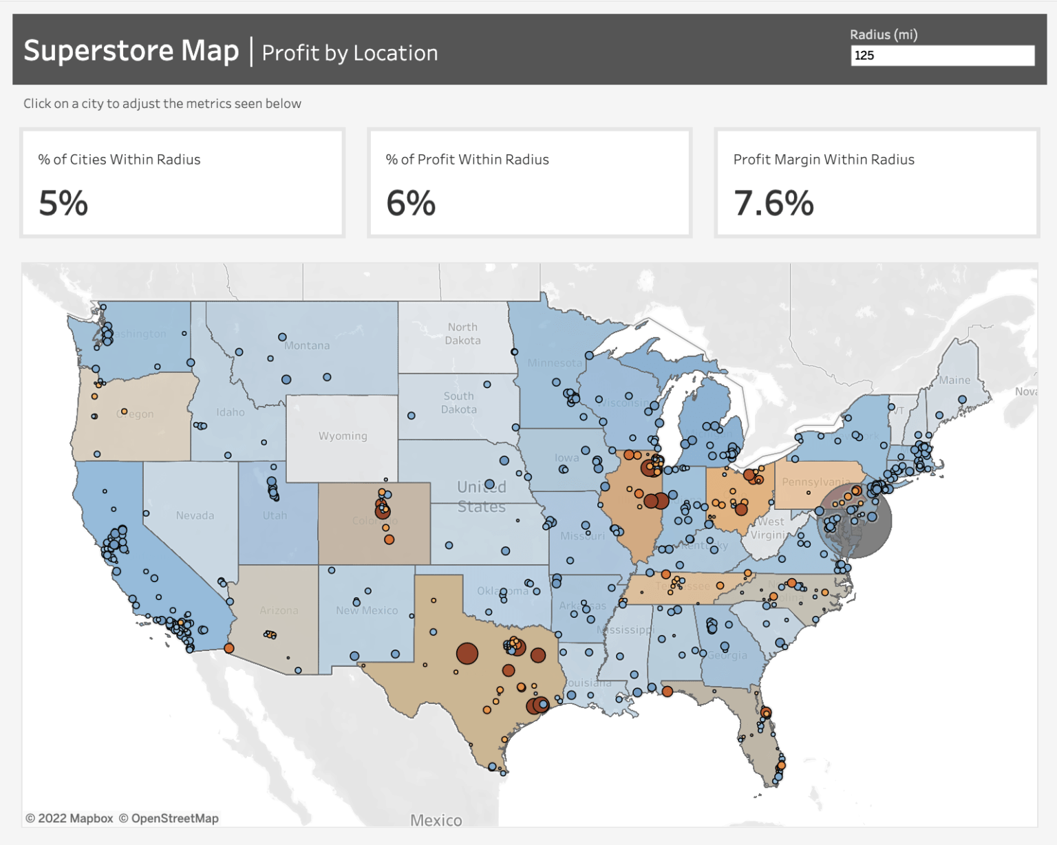 Geo Spatial Analysis Using Map Layers Buffer Calculations And Parameter Actions Phdata