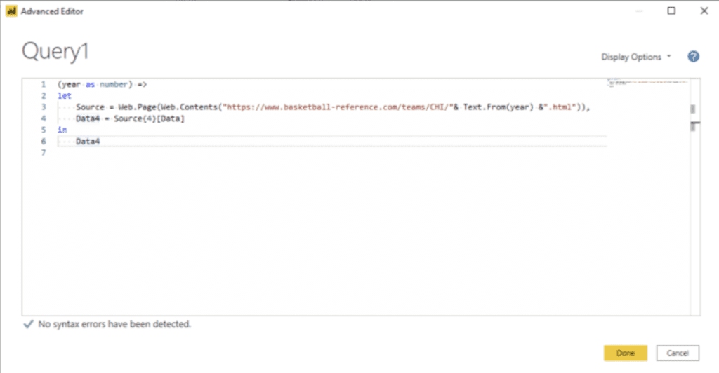 Using M to Create a Custom Function for Web Scraping | phData