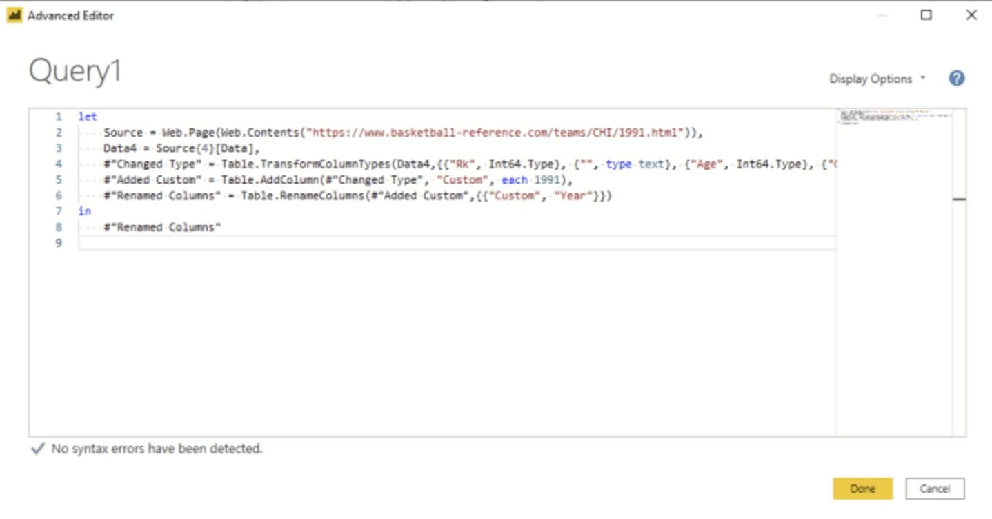 Using M to Create a Custom Function for Web Scraping | phData